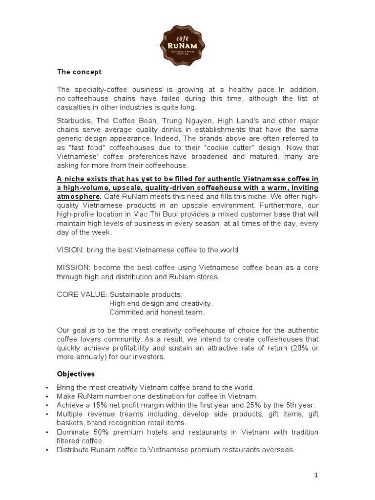 RuNam Co - LTD | PDF | Coffeehouse | Coffee