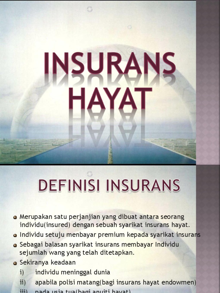 Insuran Hayat | PDF