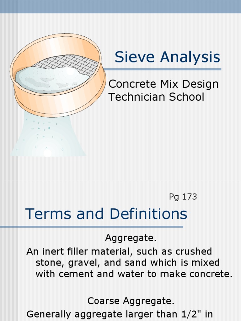 3 Sieve Analysis | Construction Aggregate | Building Materials