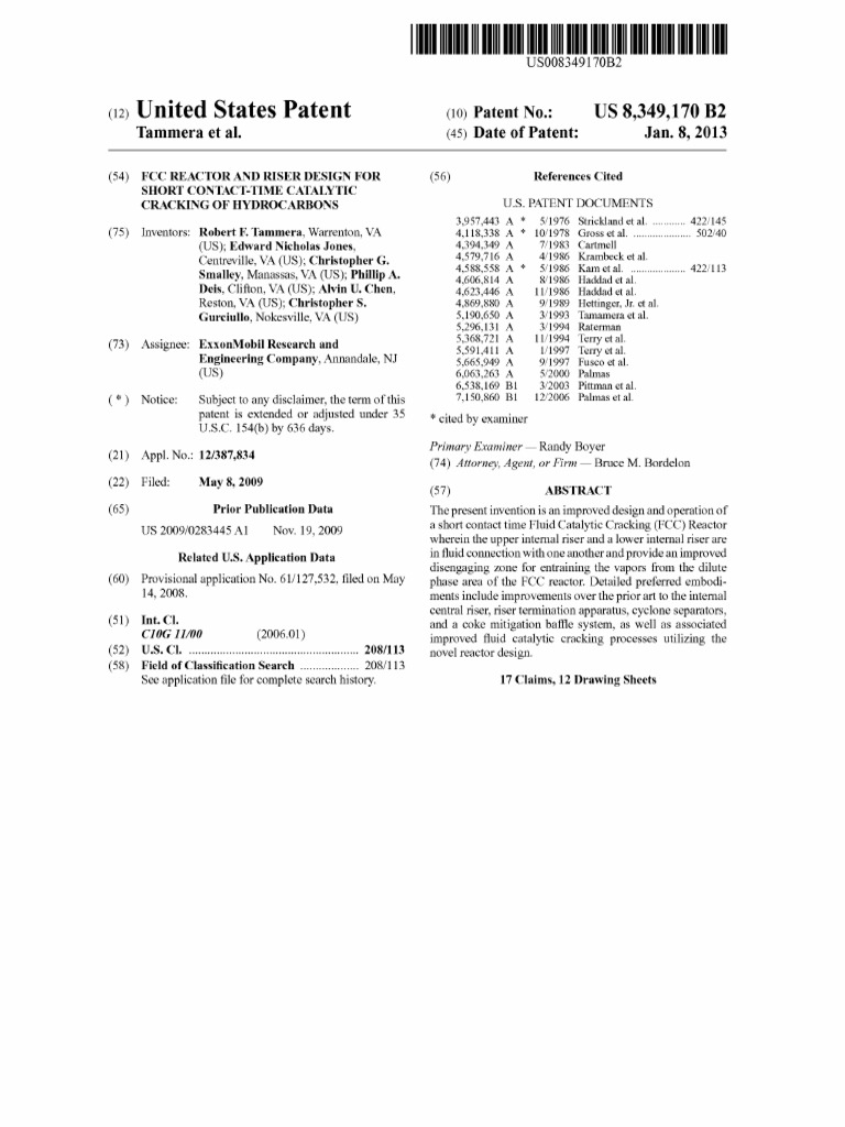 FCC Reactor Design Improves Hydrocarbon Separation | PDF | Cracking ...