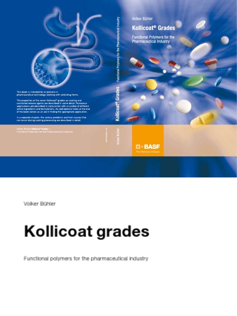 Book - Kollicoat PDF | PDF | Tablet (Pharmacy) | Pharmaceutical Formulation