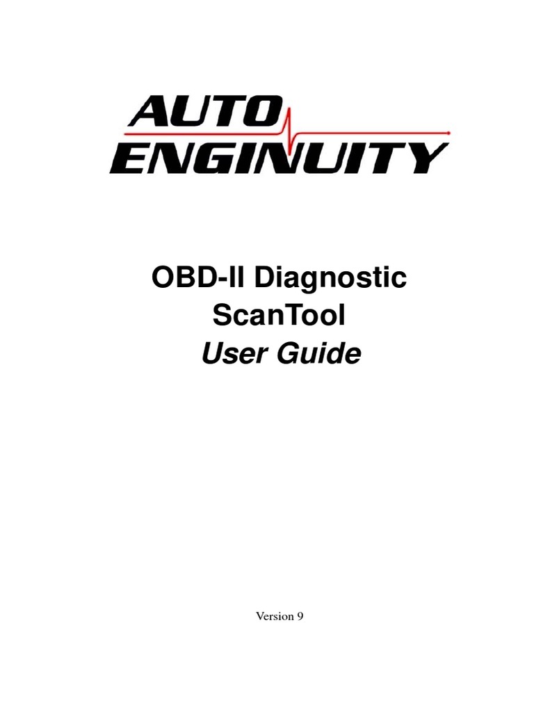 AutoEnginuity Scantool User Guide | Download Free PDF | Automobiles ...