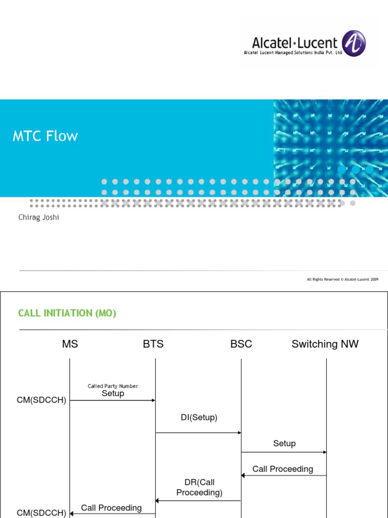 GSM MTC Flow | PDF | Telecommunications Standards | Radio Resource ...