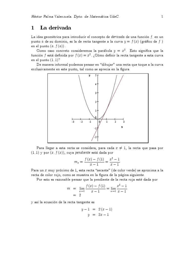 Derivada 1 | PDF