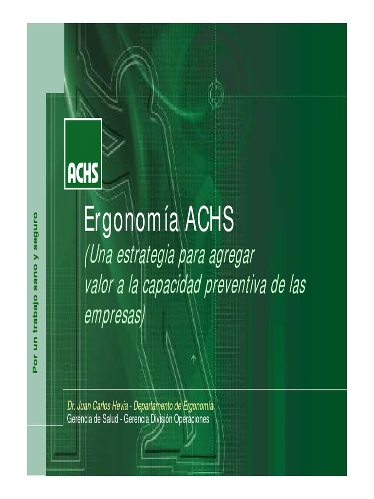 achs-Ergonomia