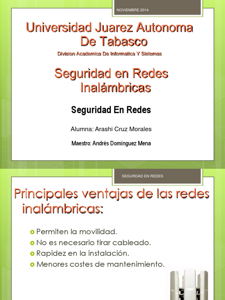 Seguridad en Redes Inalámbricas | PDF | Ieee 802.11 | LAN inalámbrico