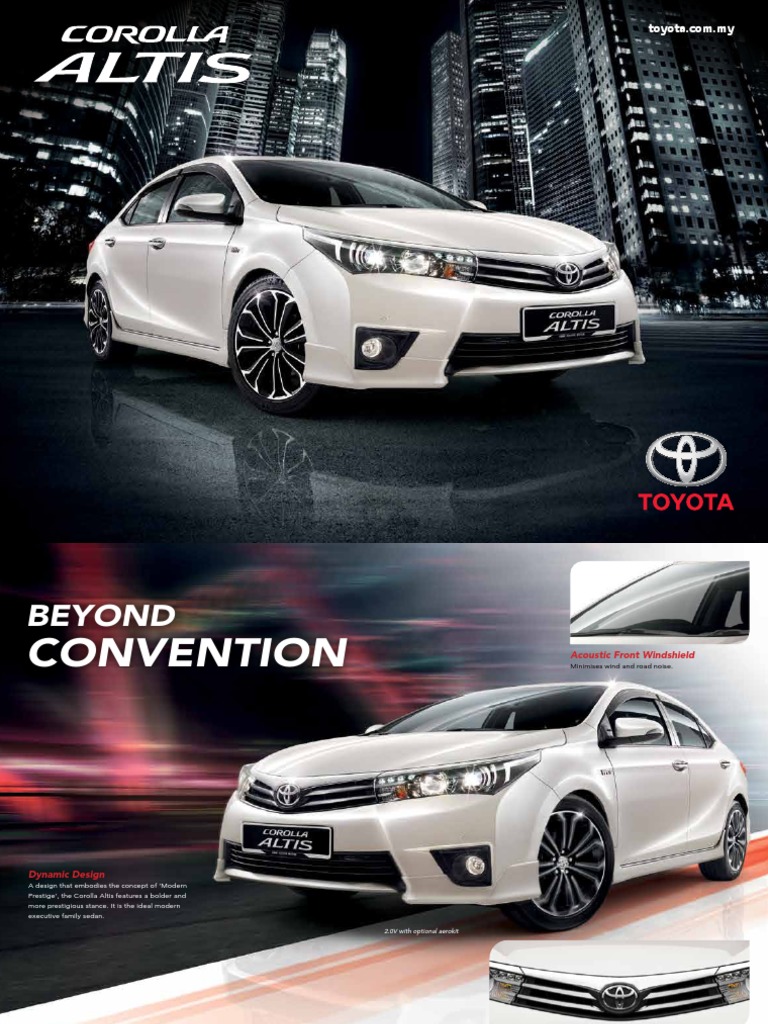 Brochure Corolla Altis | PDF | Anti Lock Braking System | Airbag