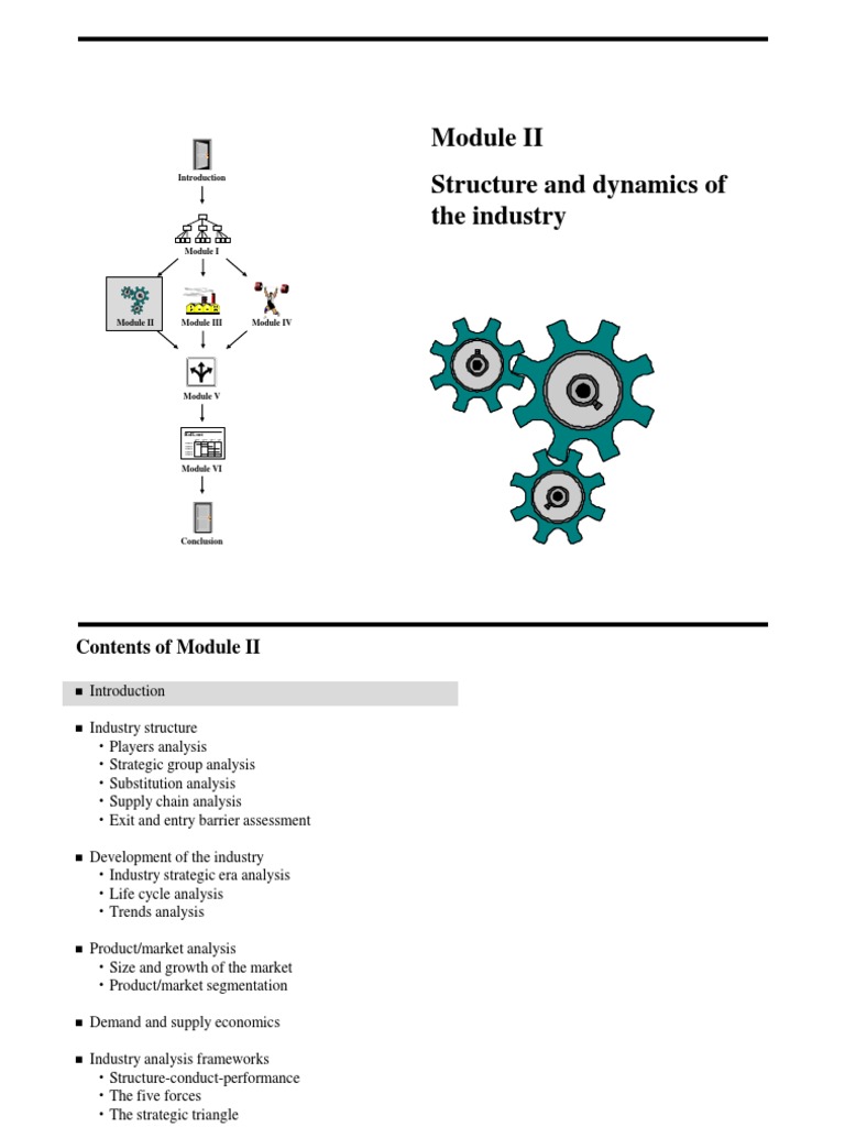 Industry Structure and Dynamics Analysis | PDF | Strategic Management ...