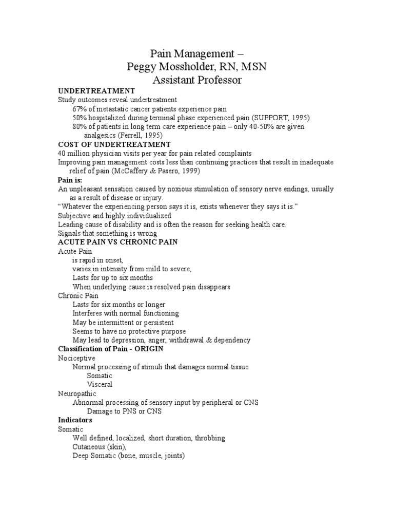 Pain Management | PDF | Analgesic | Pain