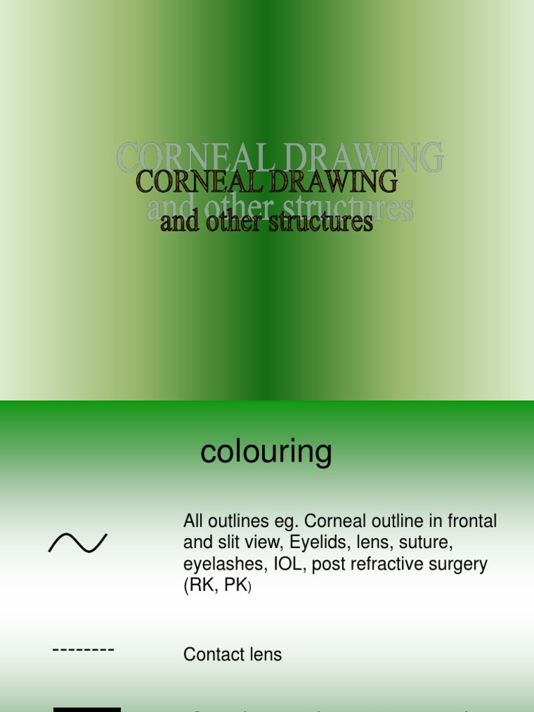 Corneal Drawing | PDF