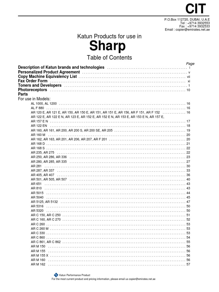 Sharp | PDF | Office Equipment