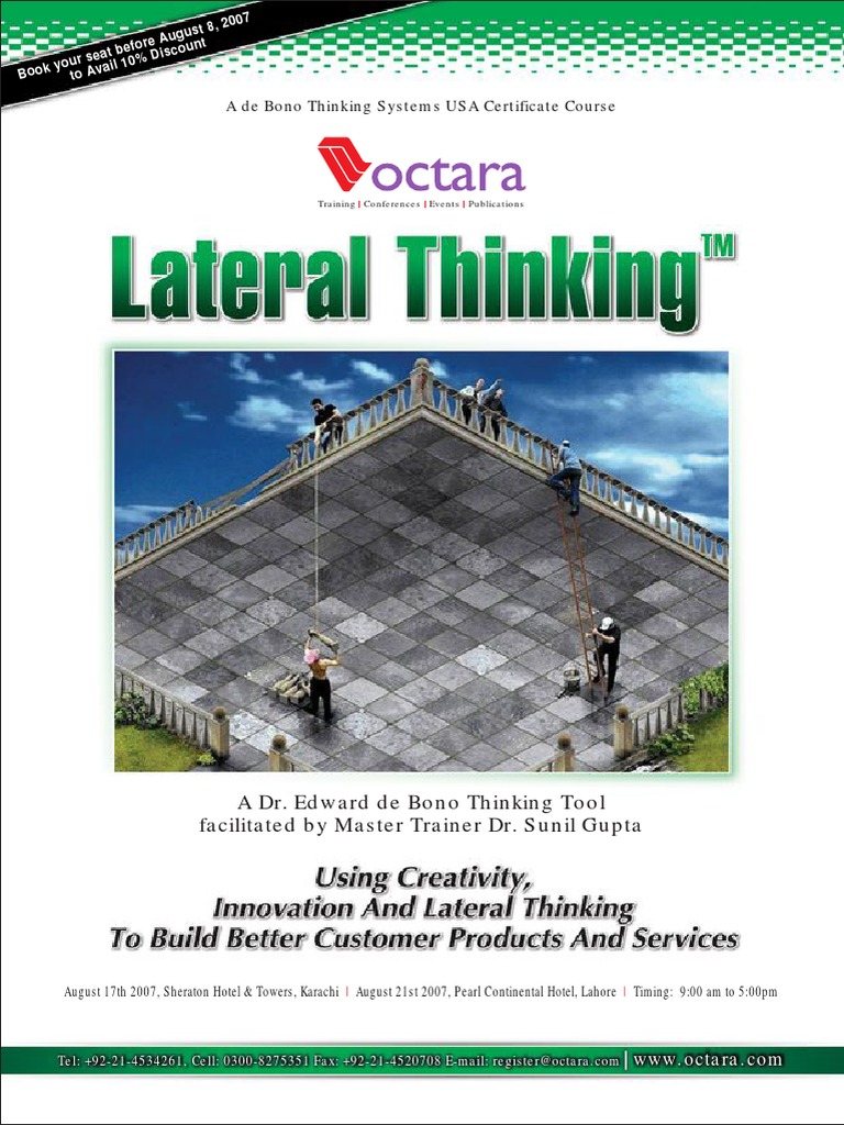 Lateral Thinking | PDF | Creativity | Thought