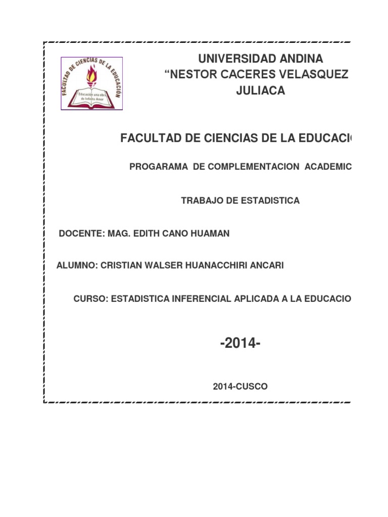 Esta Di Stica | PDF | Métodos y materiales de enseñanza