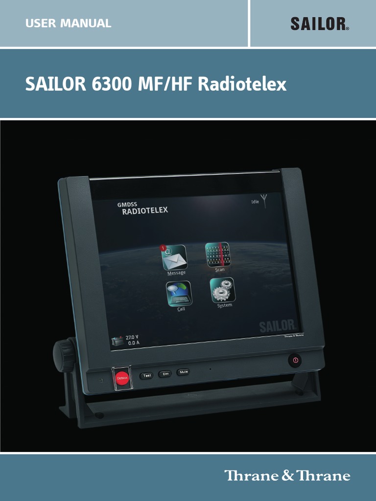 SAILOR 6000 RDO TLX User Manual 98-132519-A PDF | PDF ...