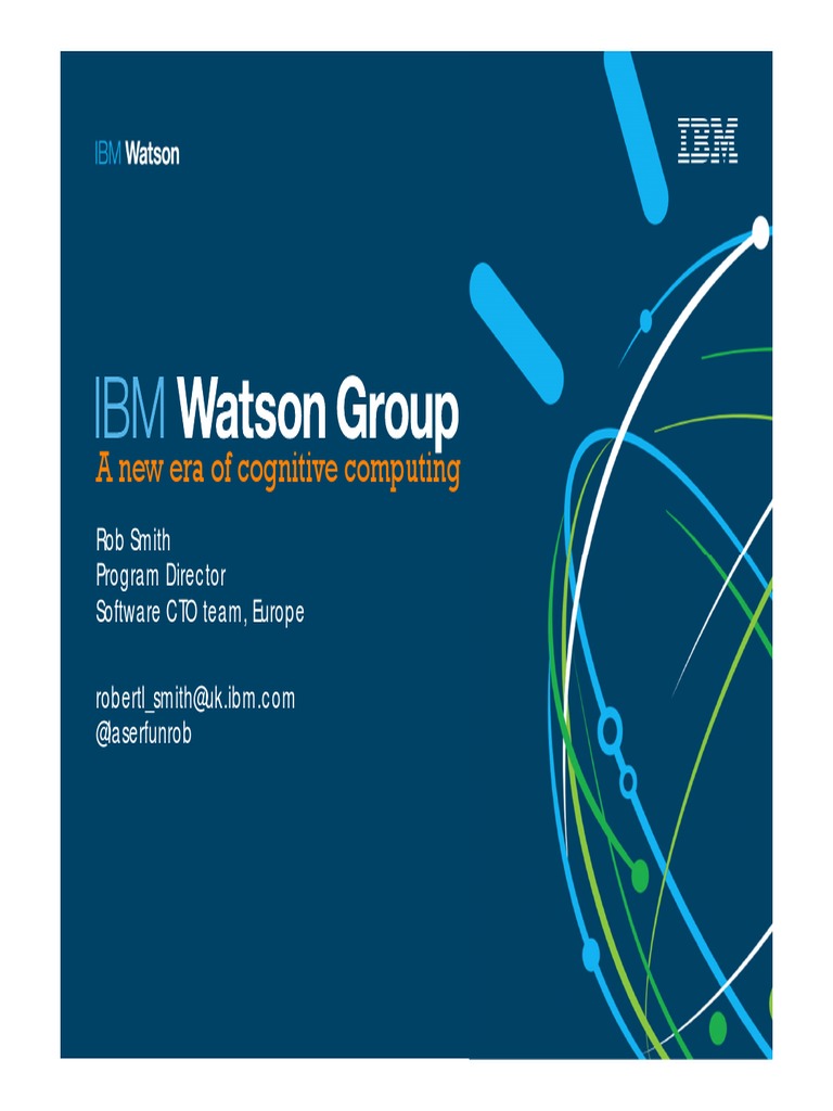 IBM Watson | PDF | Watson (Computer) | Ibm