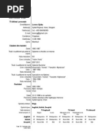 Cv Format Shqip