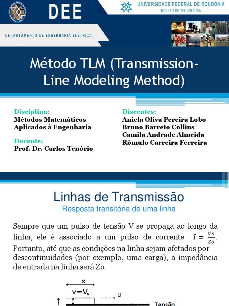 Método TLM (Transmission-Line Modeling Method) | PDF | Circuitos em série e em paralelos | Rede ...