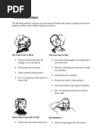 Cervical Isometric Strengthening Guide | PDF