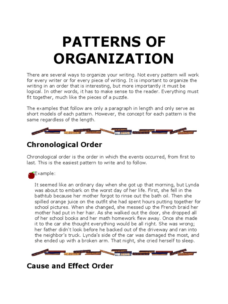 Patterns of Organization | PDF