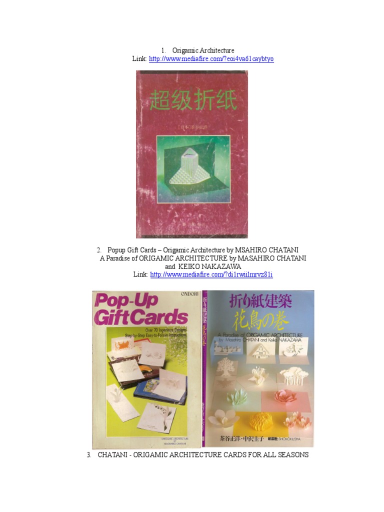 Kirigami Books | PDF