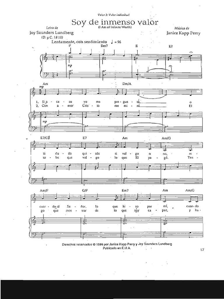 Soy de Inmenso Valor | PDF