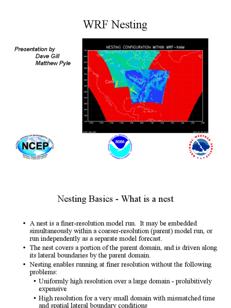 WRF Nesting | Download Free PDF | Areas Of Computer Science | Computing