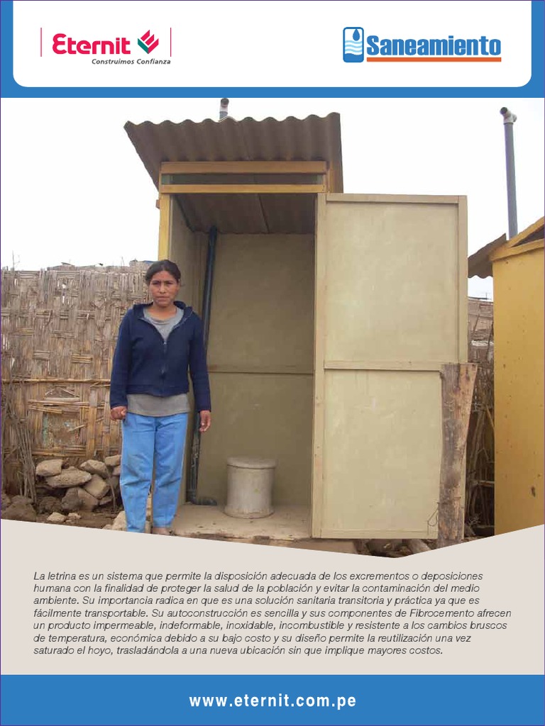 Ficha Tecnica Letrina Sanitaria Agosto 2012 PDF | PDF | Letrina ...