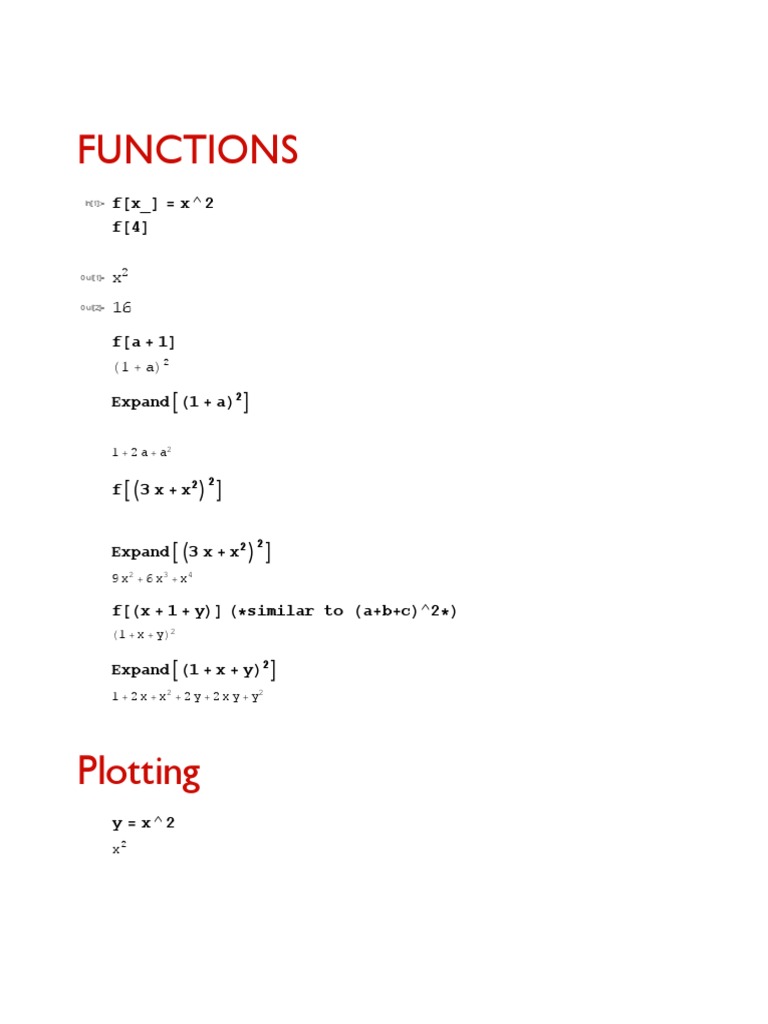 Mathematica Manual | PDF | Differential Equations | Mathematical Objects