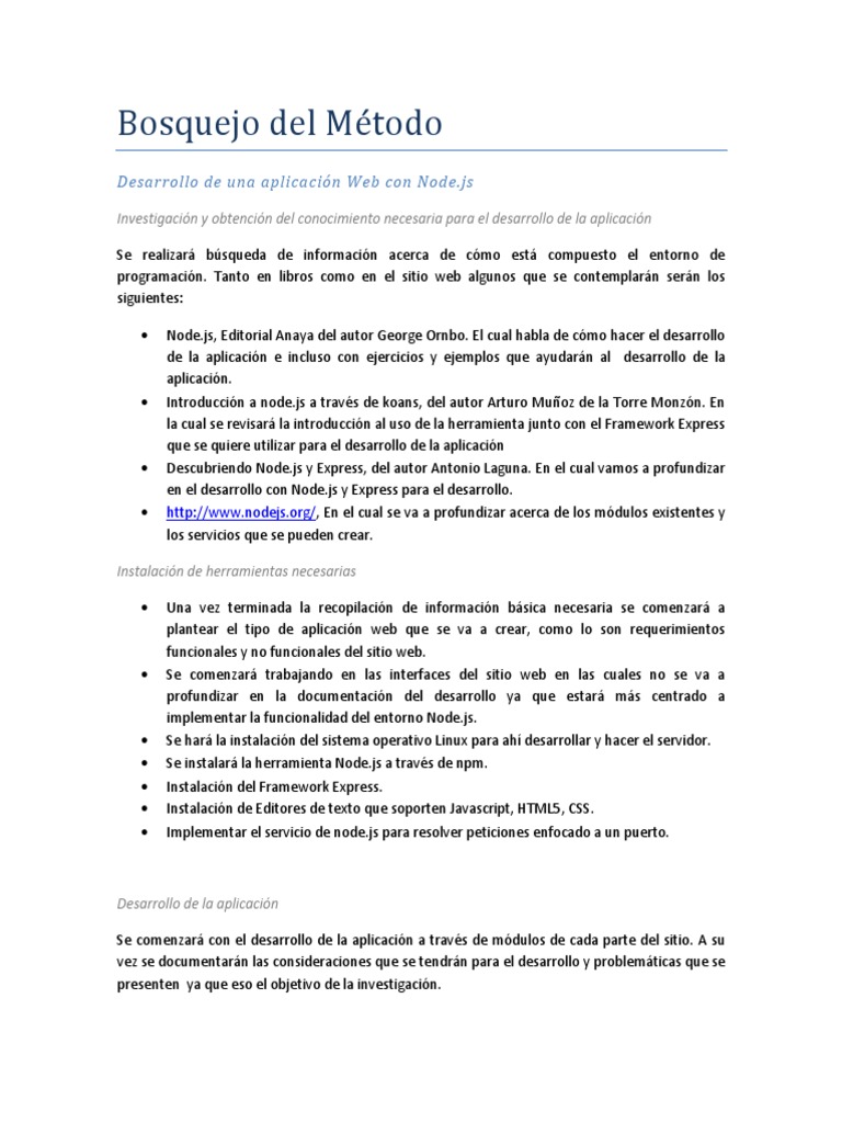 Bosquejo Del Método Node.js | Aplicación web | Red mundial Bosquejo Del Método Node.js | Aplicación web | Red mundial