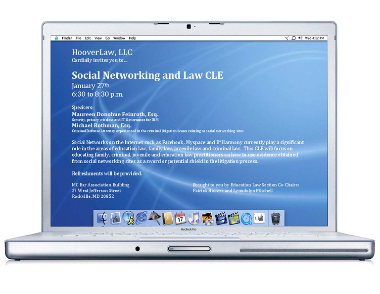 1-27-10 CLE Flyer | PDF | Politics | Law