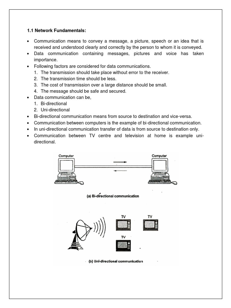 UNIT - I (Introduction To Networks) | PDF | Osi Model | Network Topology