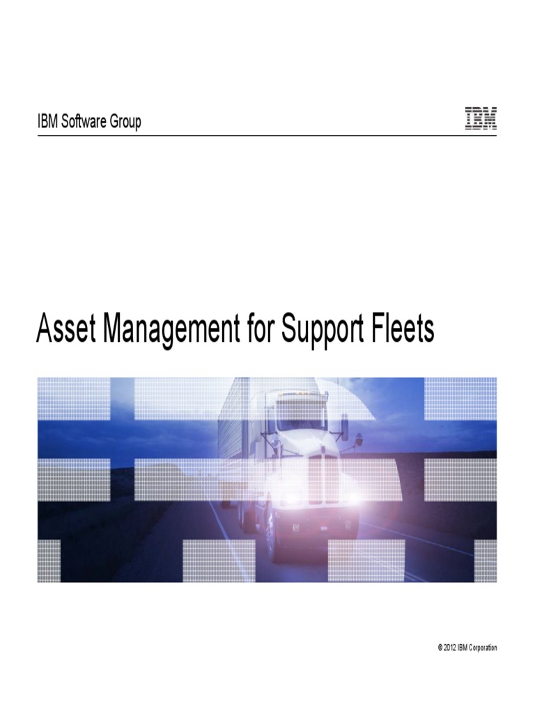 Asset Management For Fleet | PDF | Inventory | Public Transport