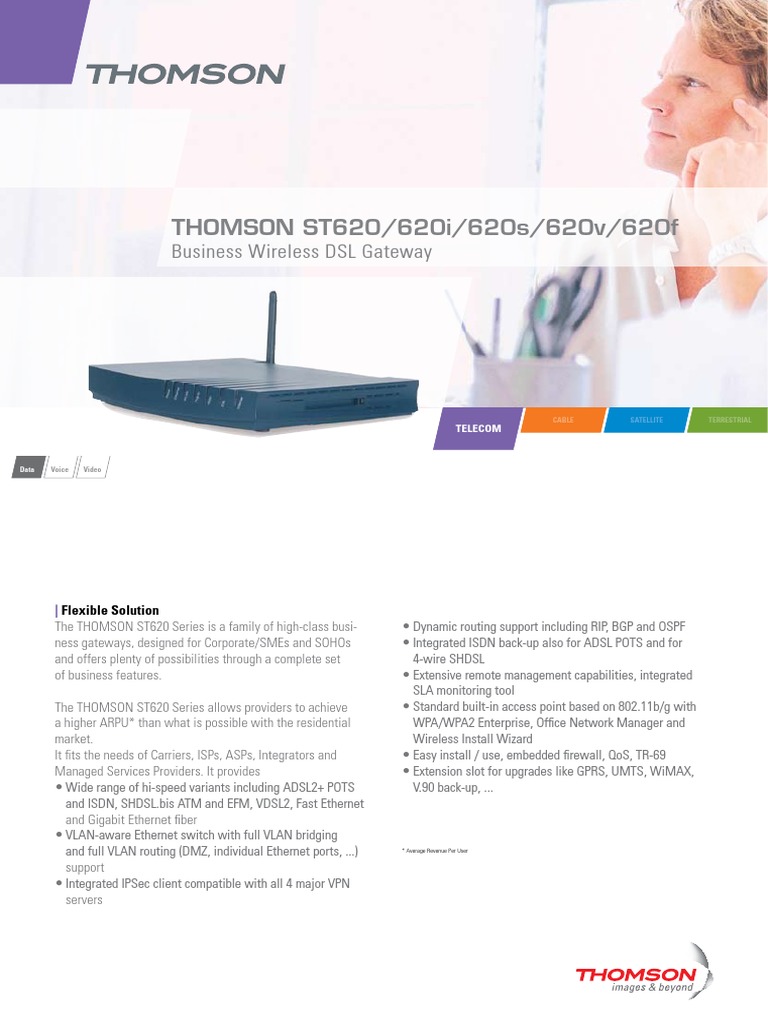 Thomson Speedtouch 620s | PDF | Virtual Private Network | Quality Of ...