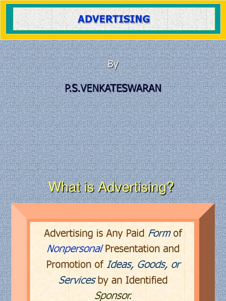 Unit 1 Advertising | PDF | Advertising | Sales