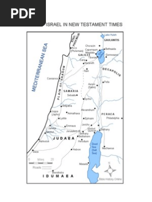 New Testament Palestine Map