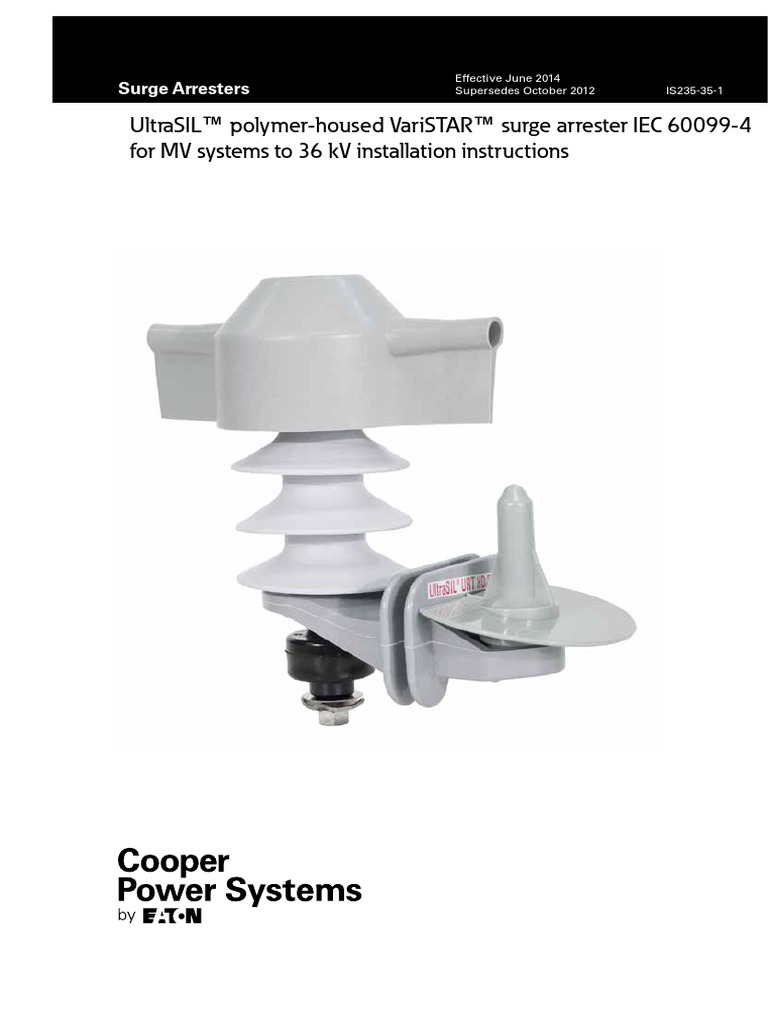 Ultrasil™ Polymer-Housed Varistar™ Surge Arrester Iec 60099-4 For MV ...