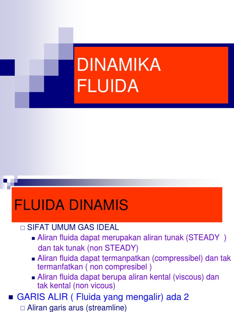Dinamika Fluida | PDF