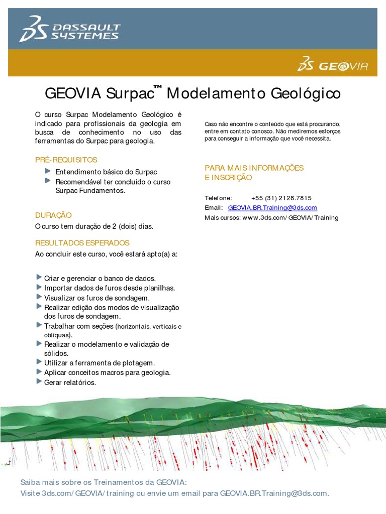 Curso Surpac: Modelamento Geológico | PDF