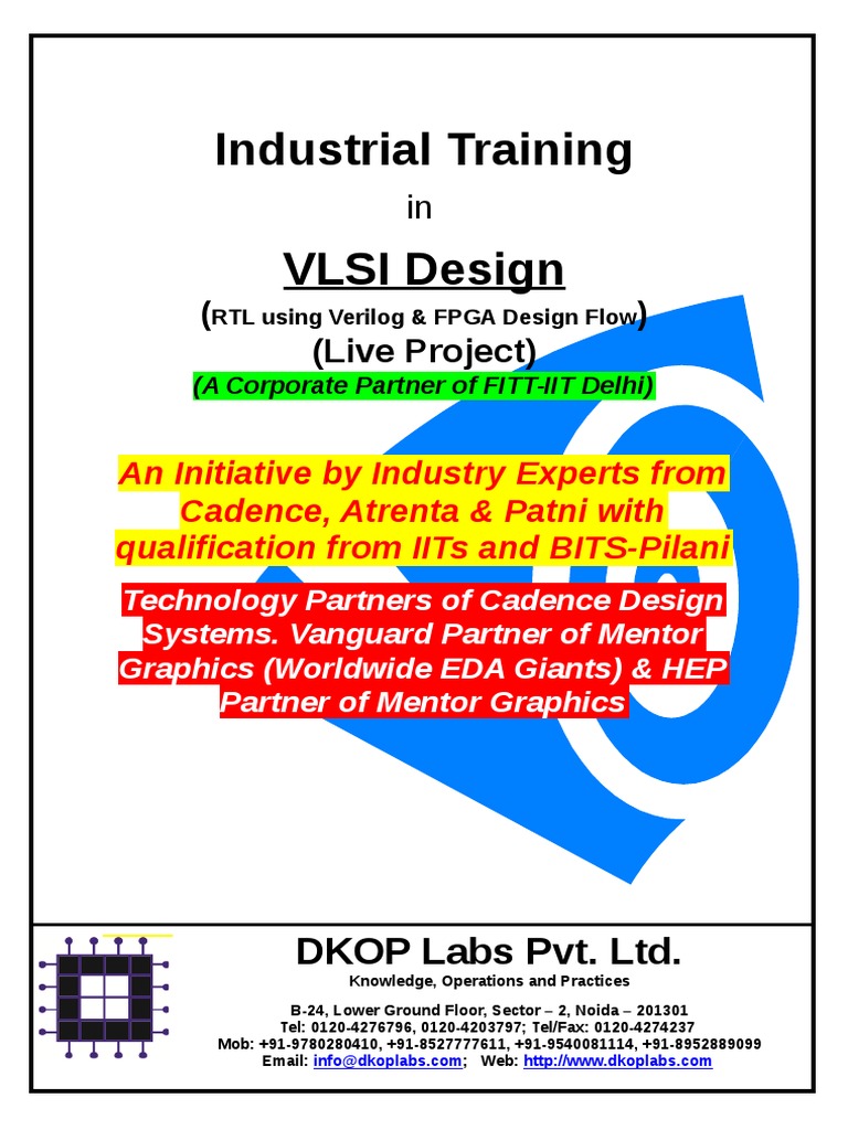 Industrial Training Vls I Design | PDF | Field Programmable Gate Array ...