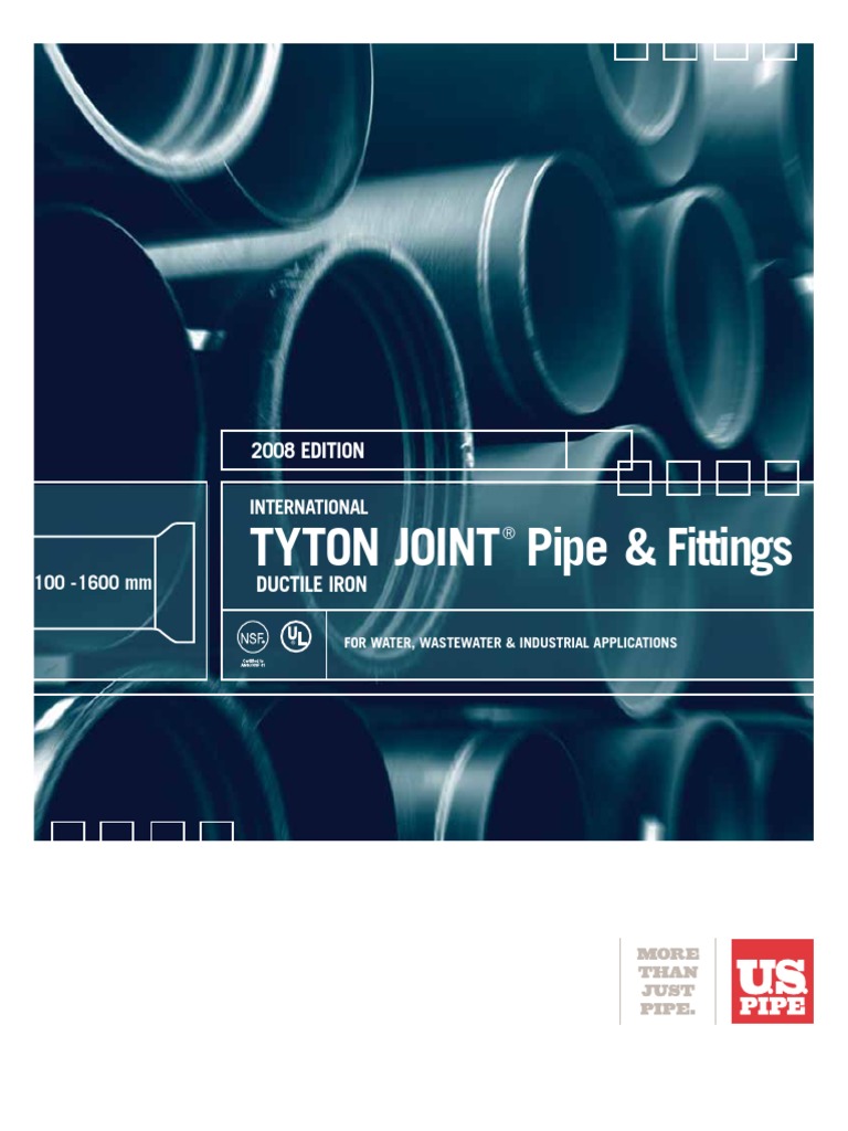 Tyton Joint Pipe & Fittings: 2008 EDITION | PDF | Pipe (Fluid ...