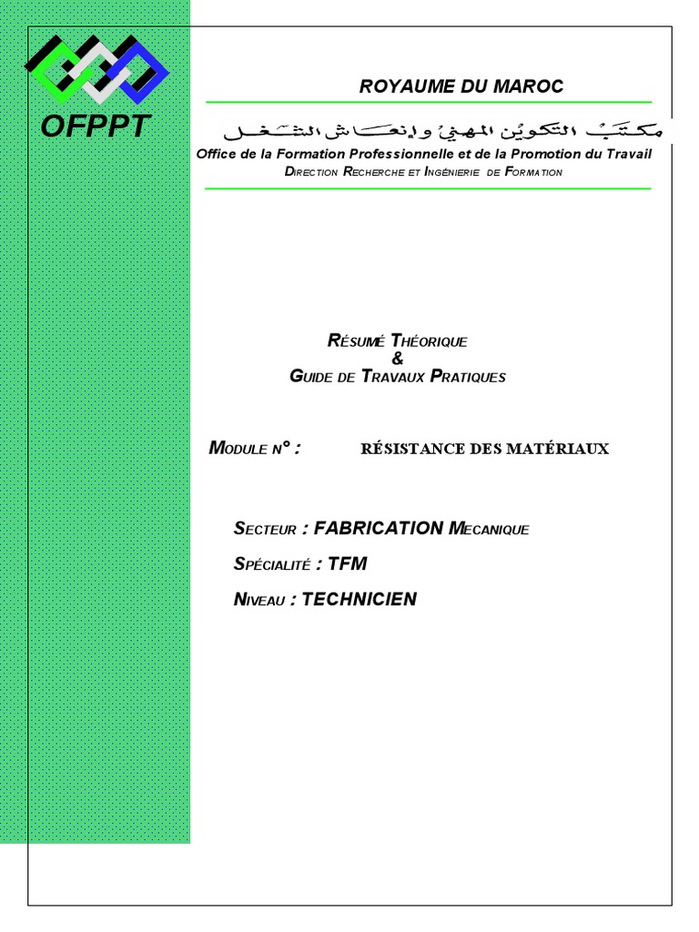 Ofppt: Royaume Du Maroc | PDF