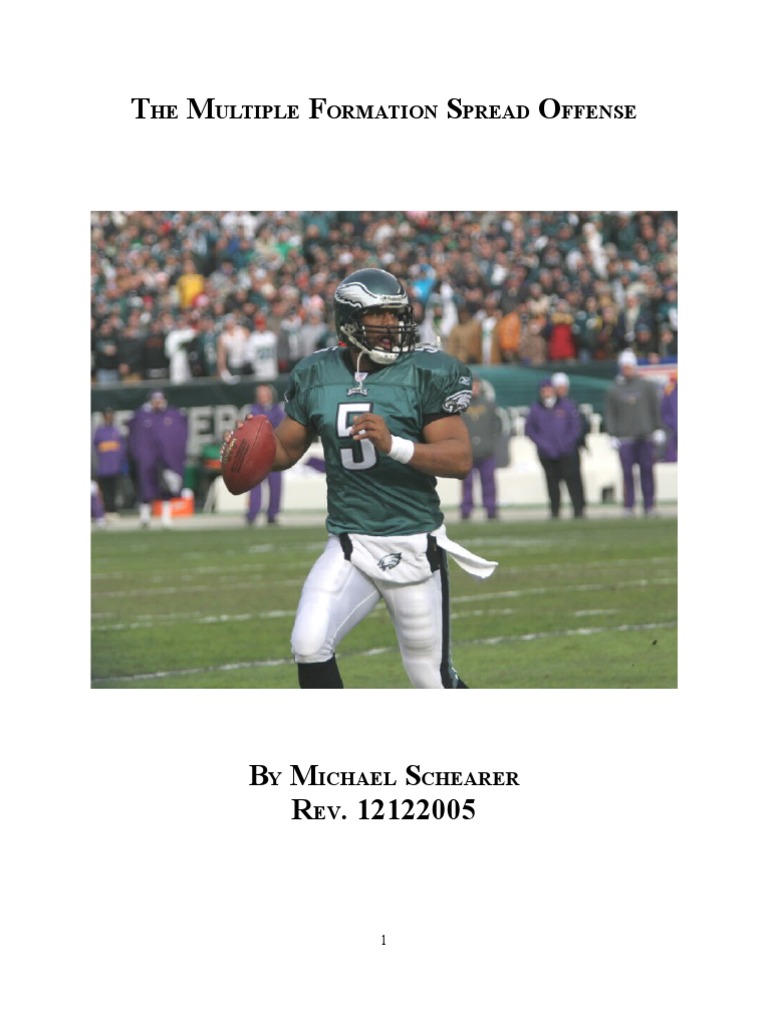 The Multiple Formation Spread Offense | PDF | Sports Rules And ...