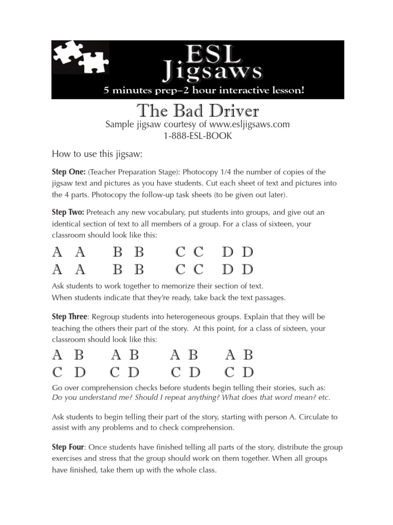 Jigsaw Reading Activity | PDF | Reading Comprehension