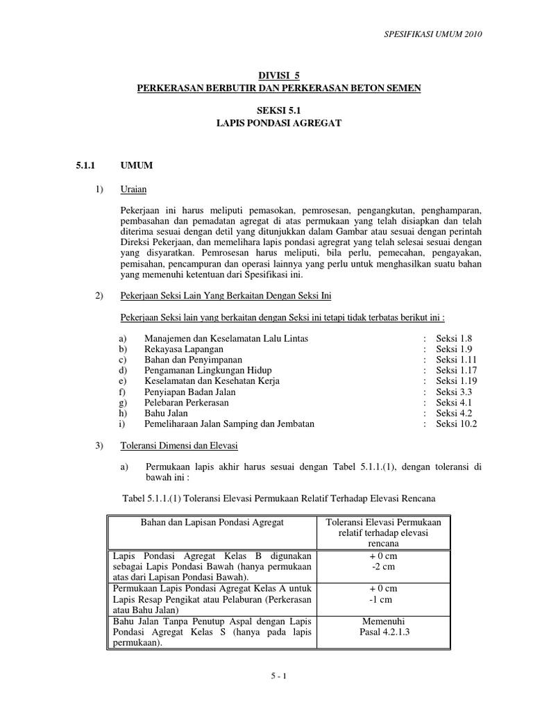 Spek Teknis Pekerjaan Beton | PDF