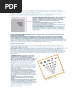 Guía sobre la tabla ETDRS y LogMAR | PDF | Visión | Sistema visual