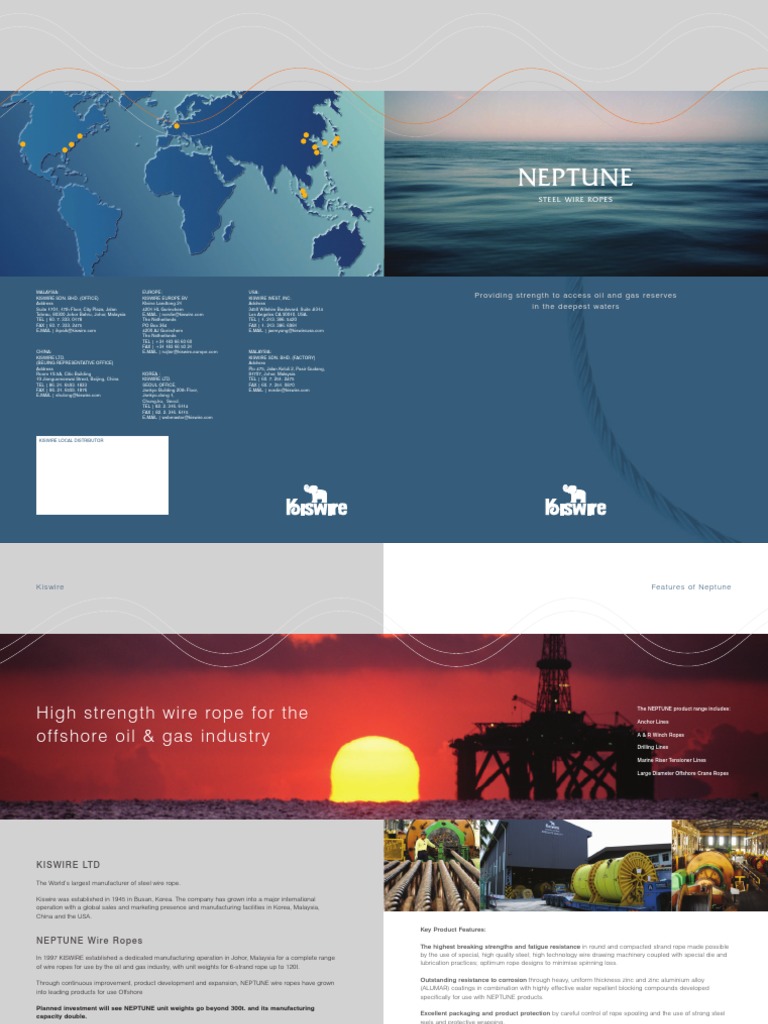 Kiswire - Neptune | PDF | Rope | Wire