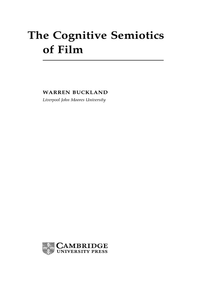 Cognitive Turn in Film Theory | PDF