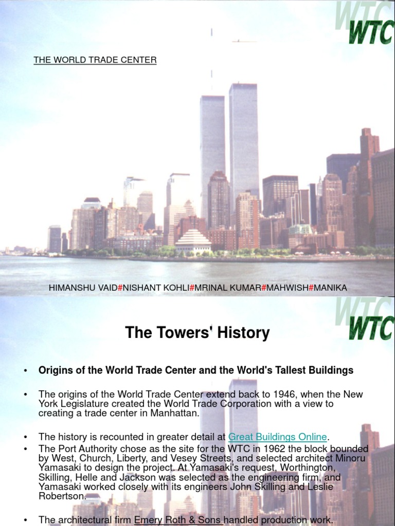 WTC | PDF | World Trade Center (1973–2001) | Column
