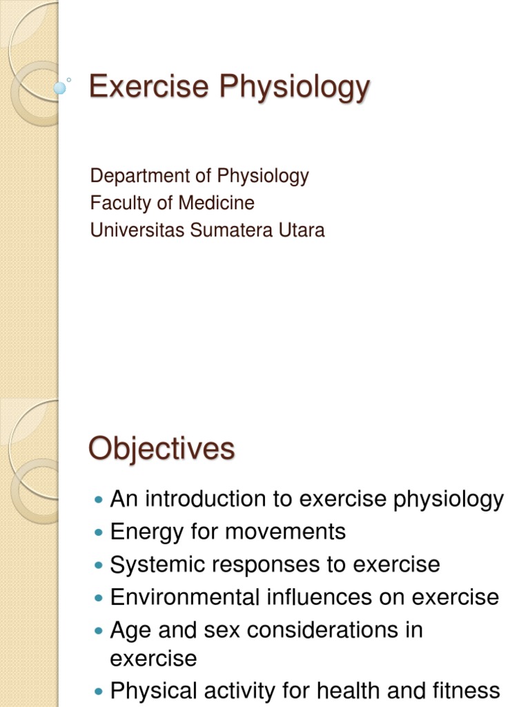 Exercise Physiology | PDF | Physical Exercise | Physical Fitness