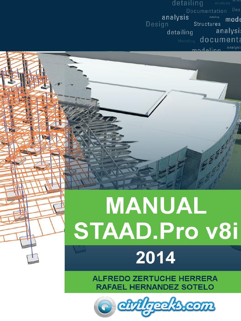 Manual Completo de STAAD - Pro V8i | PDF